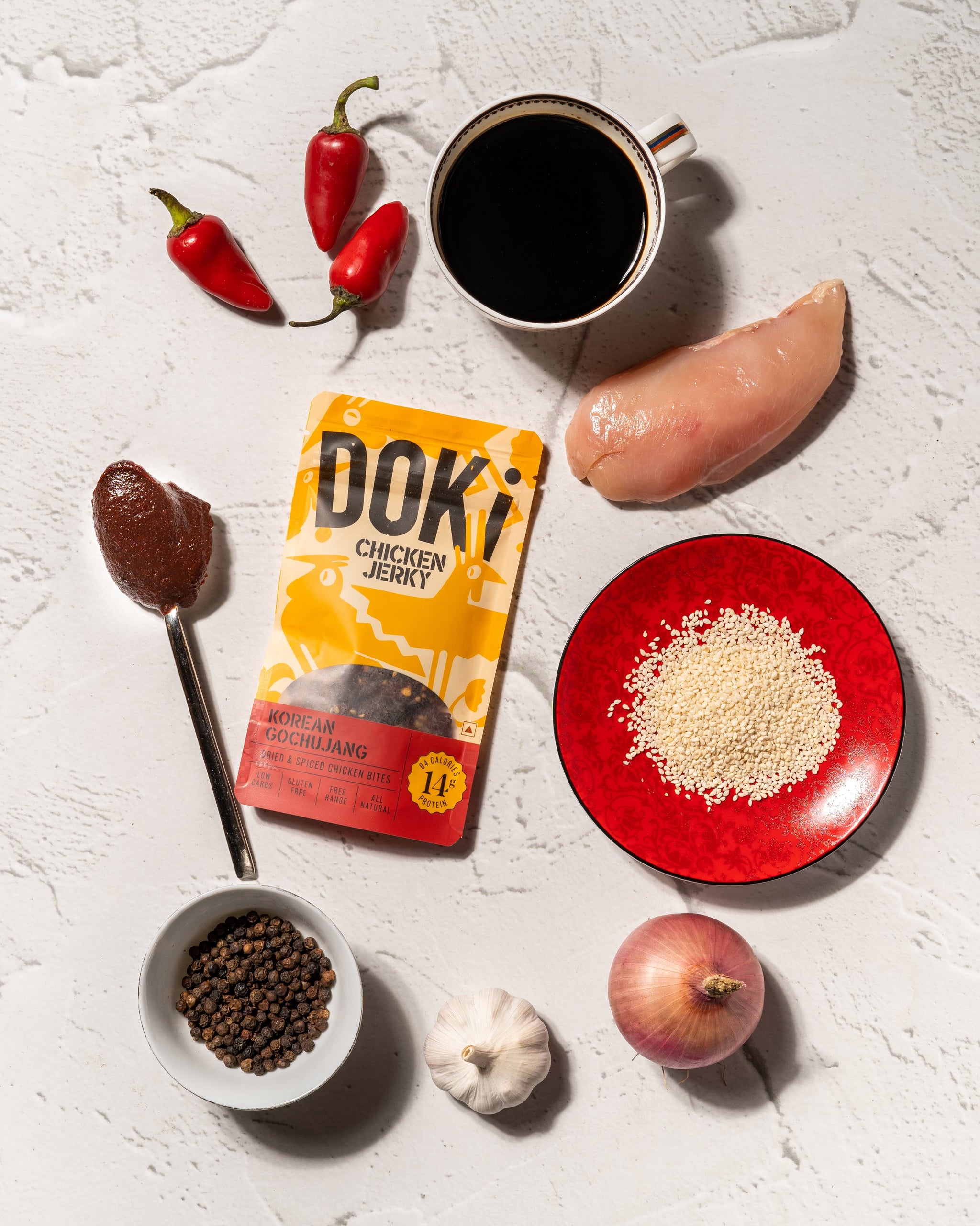 Korean Gochujang (Chicken Jerky) – Doki